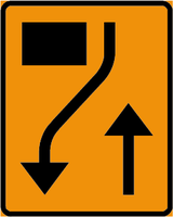 F26-1, Körfält avstängt | Skyltteknik Nordic AB
